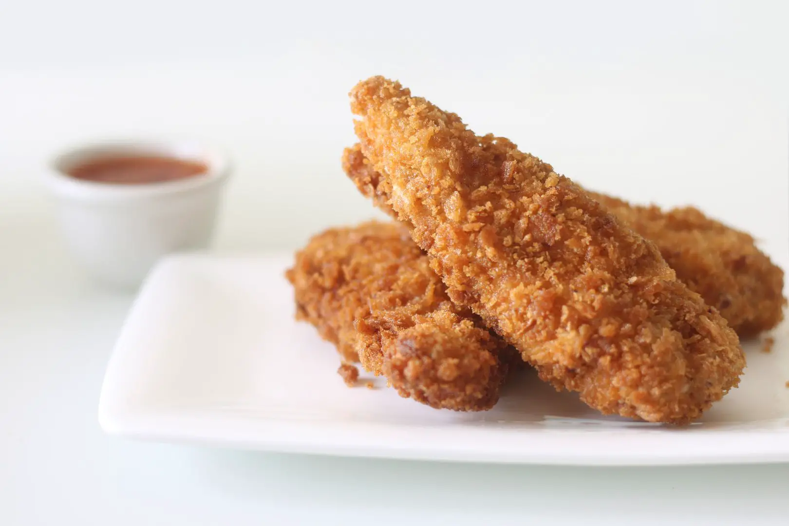 Crispy Chicken Strips - Crispy Chicken Tenders - The Indian Claypot
