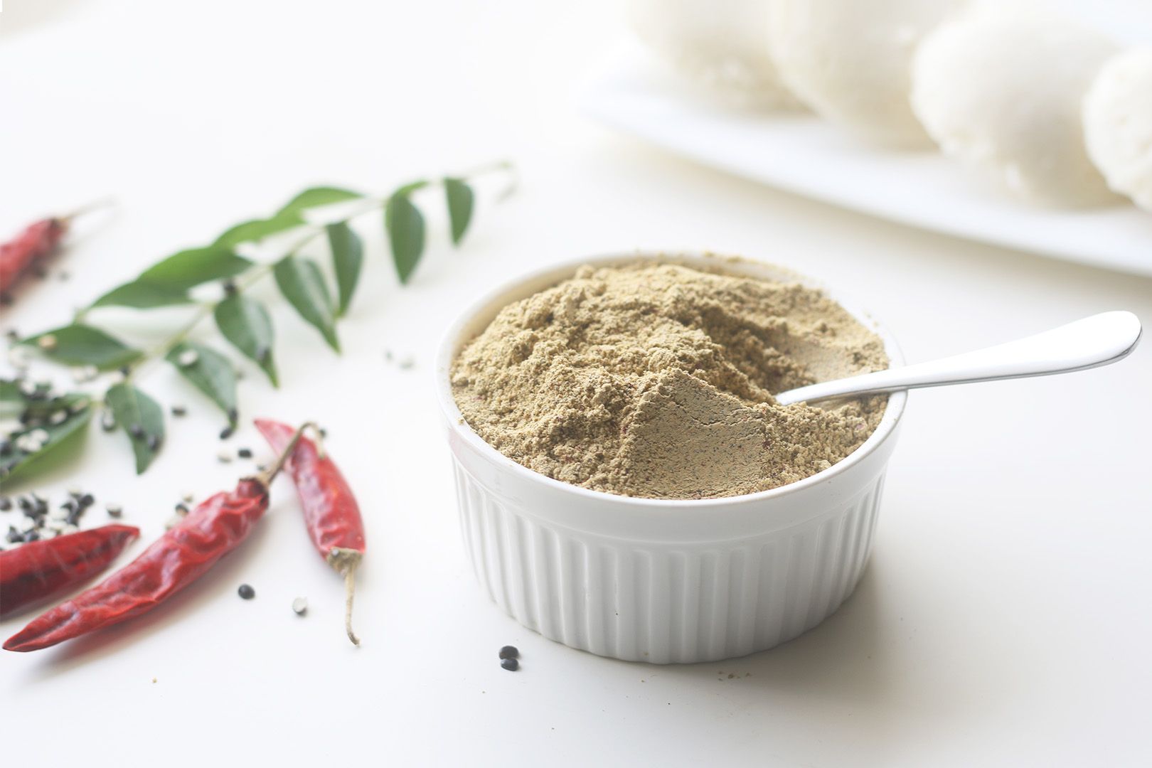 Idli Milagai Podi Recipe - Black Urad Dal Idli Podi - The Indian Claypot