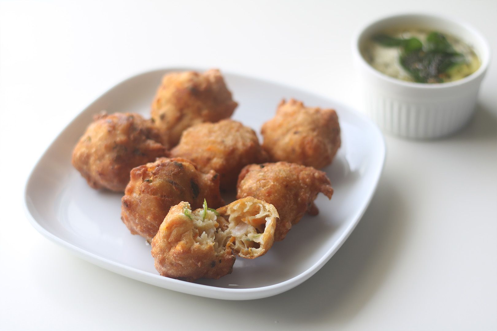 Mysore Bonda Recipe - Whole Wheat Kara Bonda - The Indian Claypot